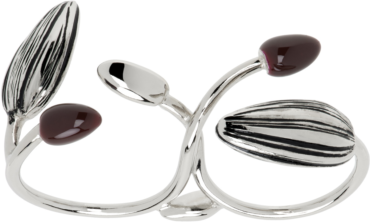 LEMAIRE Silver Girasol Double Ring Lemaire