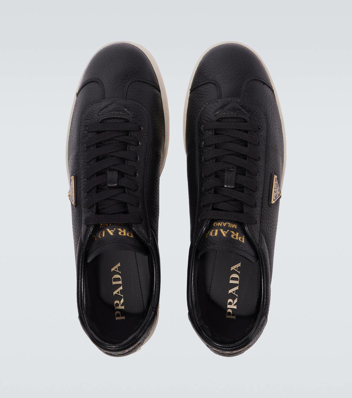 Prada Lane leather sneakers Prada
