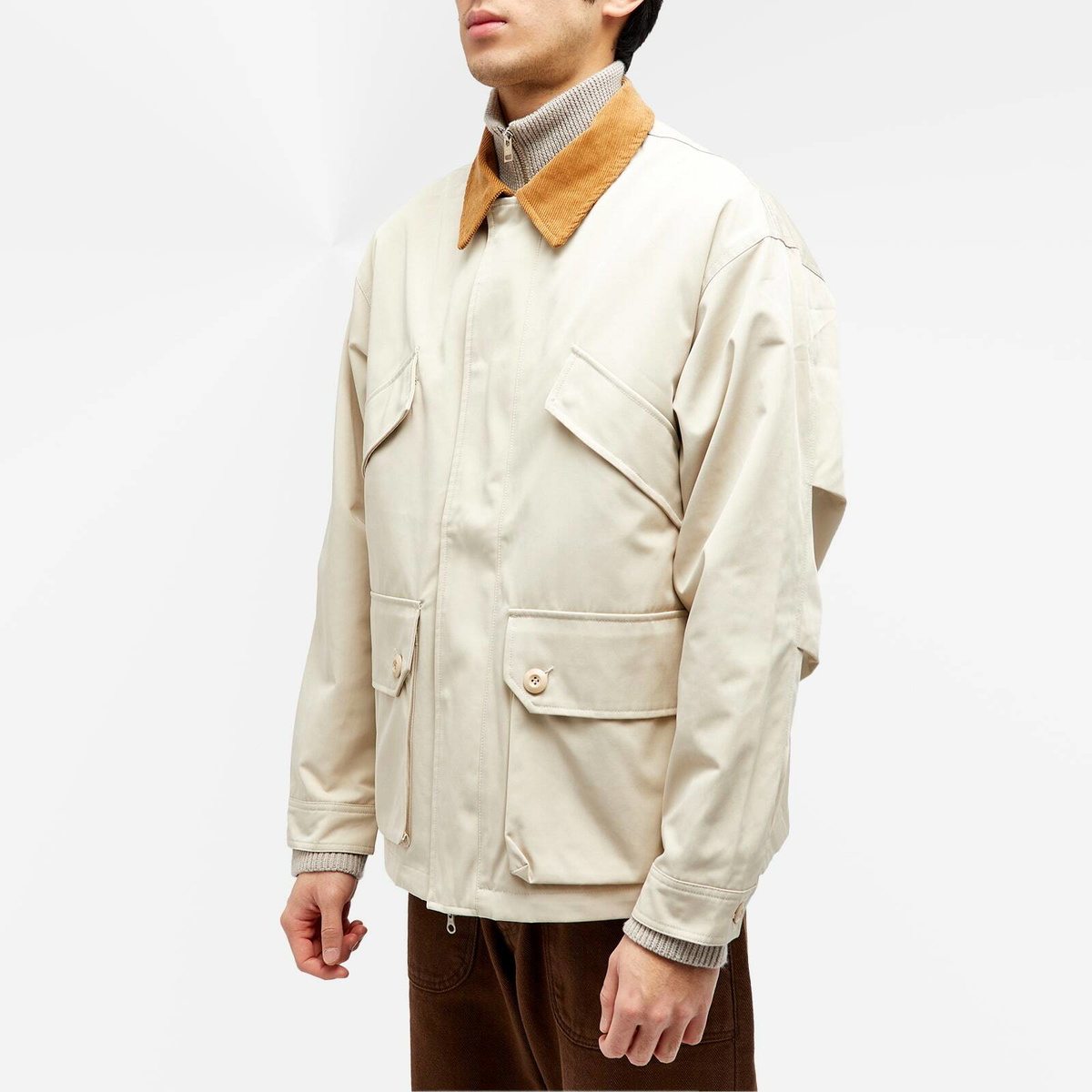 Uniform Bridge Men's Hunting Jacket in Beige Uniform Bridge