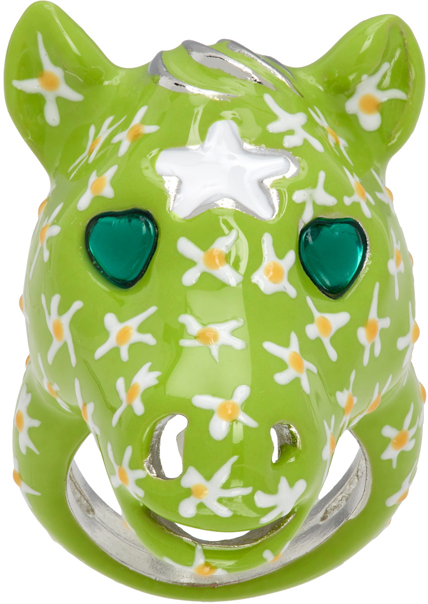 Collina Strada Green Baby Pony Ring Collina Strada
