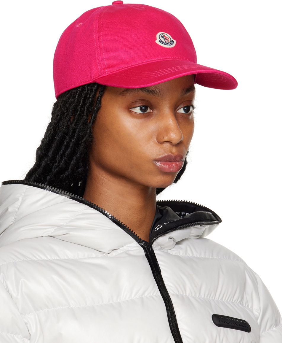 Moncler Pink Patch Cap Moncler
