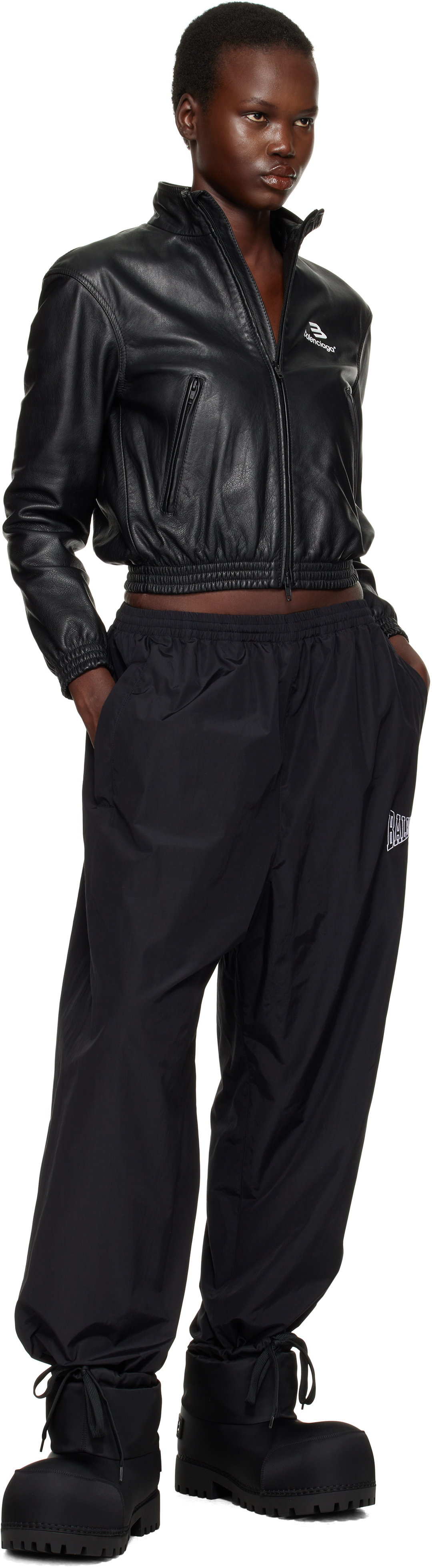 Balenciaga Black 'Balenciaga Boxing' Track Pants Balenciaga