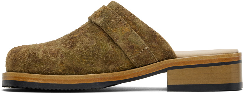 OUR LEGACY Khaki Camion Mules Our Legacy