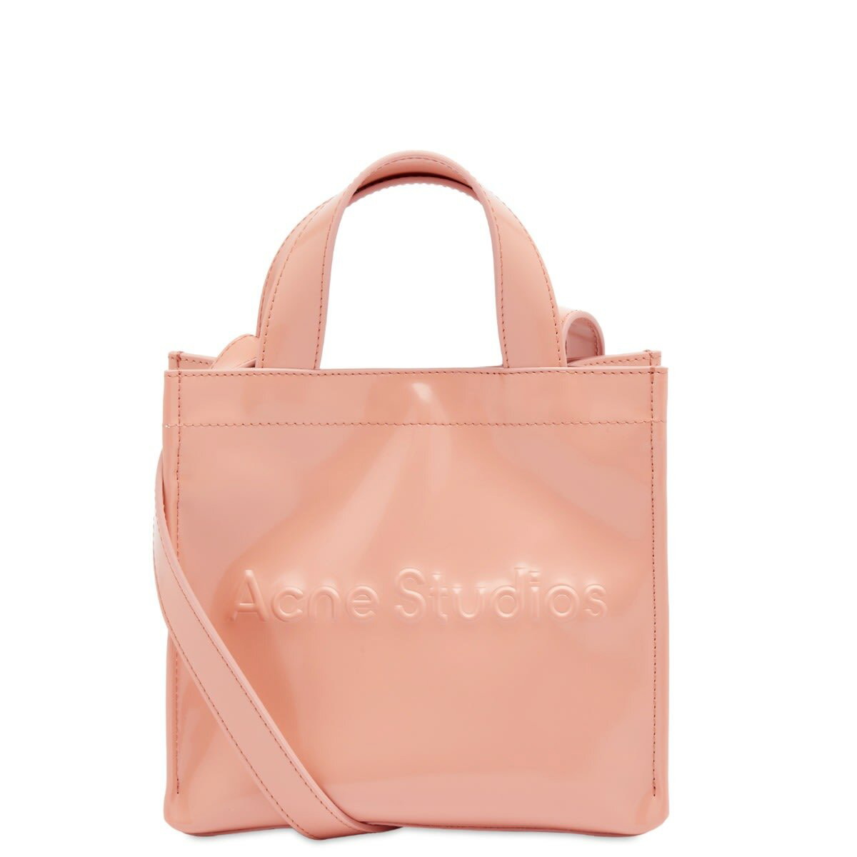 Acne Studios Women's Logo Shopper Mini in Salmon Pink Acne Studios