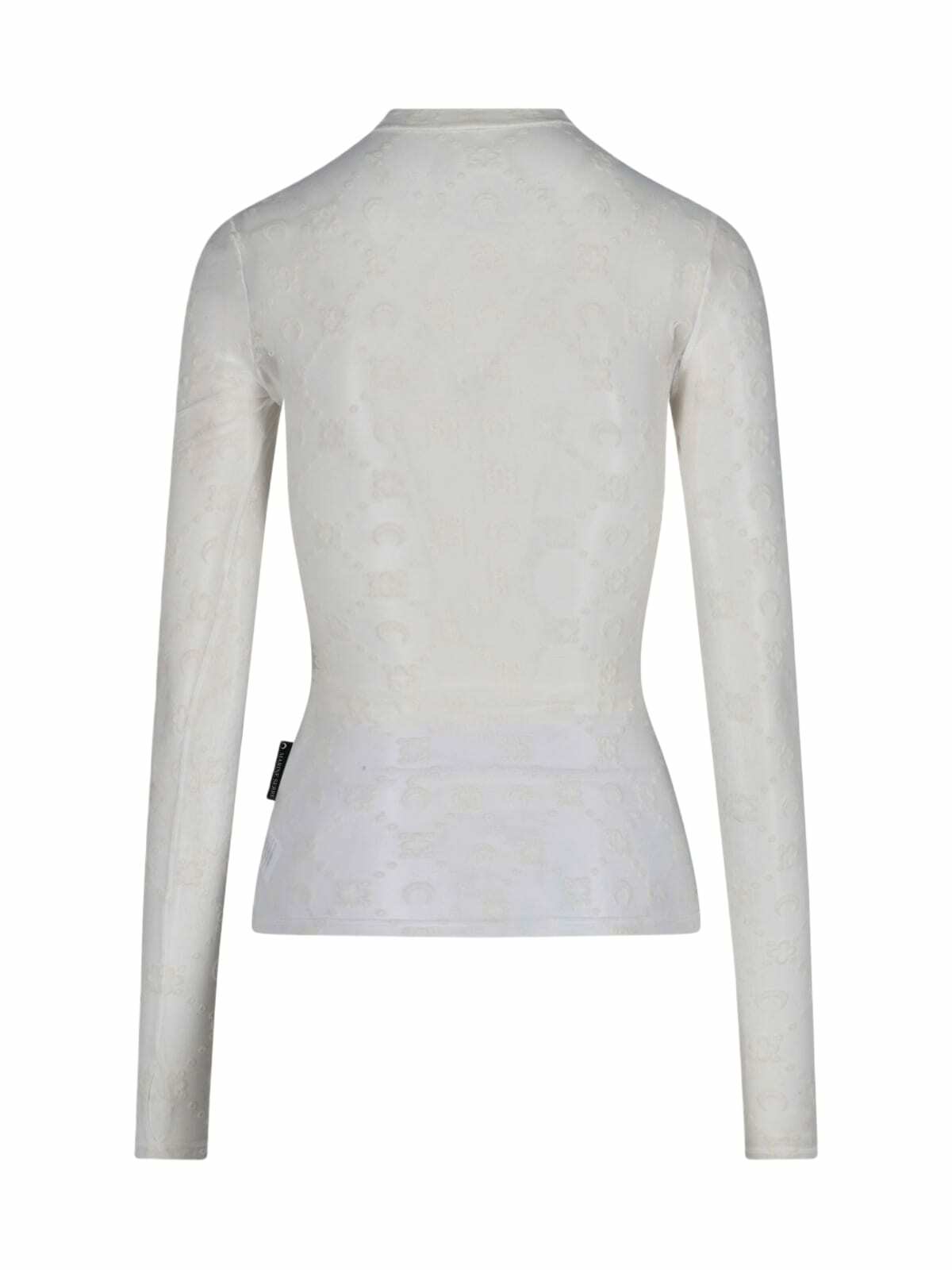 Marine Serre Top moonogram Mesh Flock Marine Serre