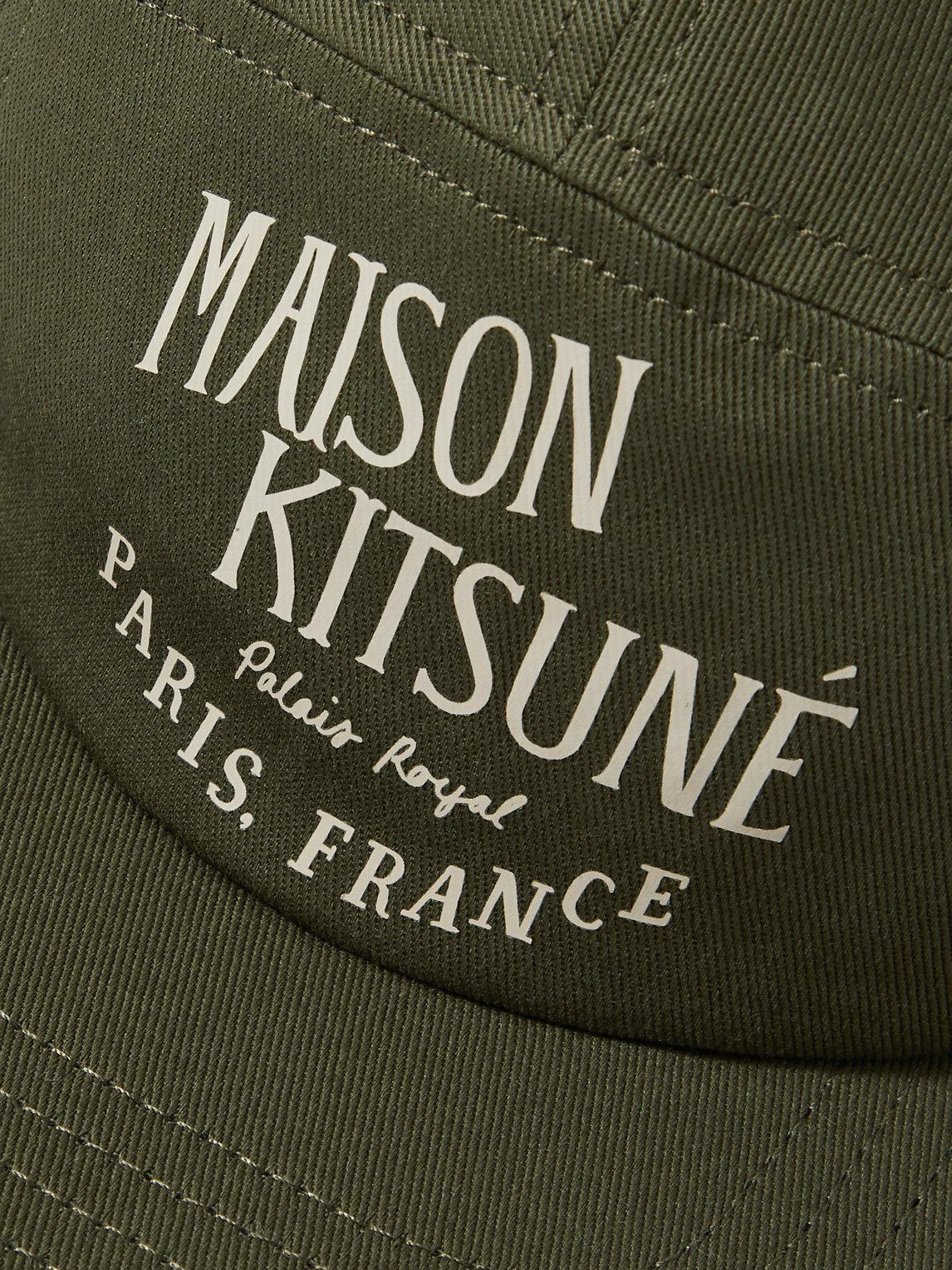 Maison Kitsuné - Logo-Print Cotton-Twill Baseball Cap Maison Kitsune