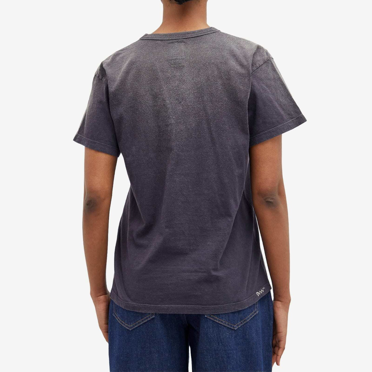Visvim Women's Box T-Shirt in Navy Visvim
