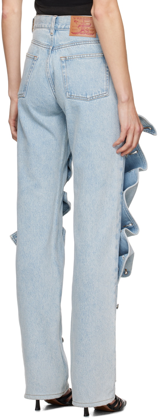 Y/Project Blue Snap Off Jeans Y/Project