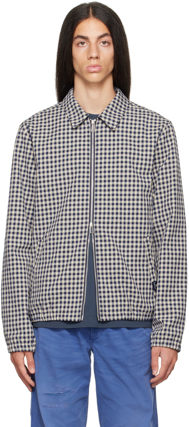 PS by Paul Smith Blue & Tan Check Jacket PS by Paul Smith