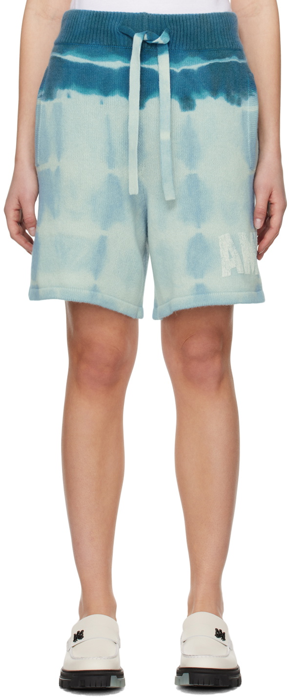 AMIRI Blue Tie-Dye Shorts Amiri
