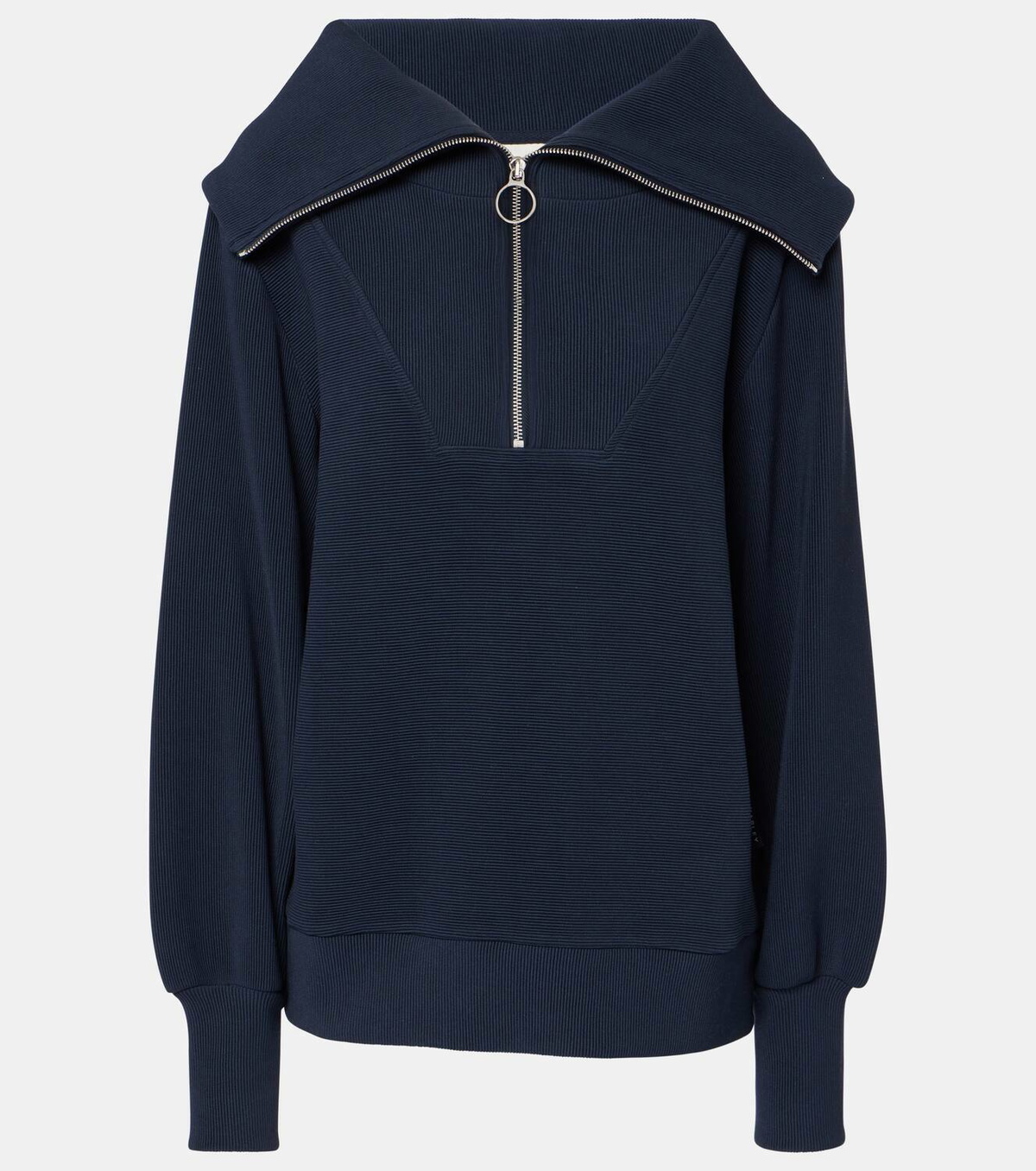 Varley Vine cotton-blend half-zip sweater Varley