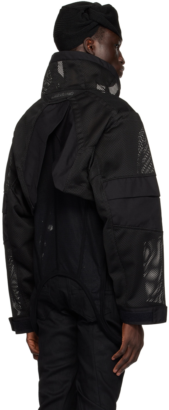 Julius Black High Neck Jacket Julius