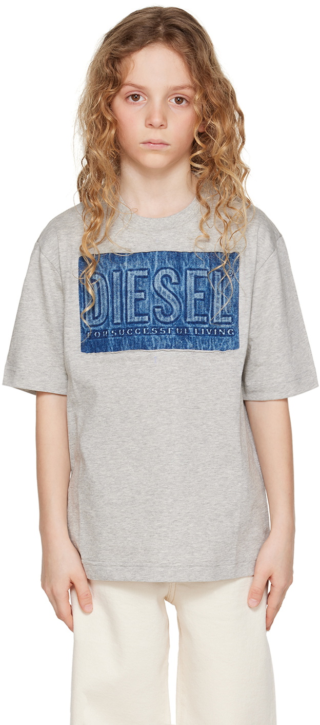 Diesel Kids Gray Twanny Over T-Shirt Diesel