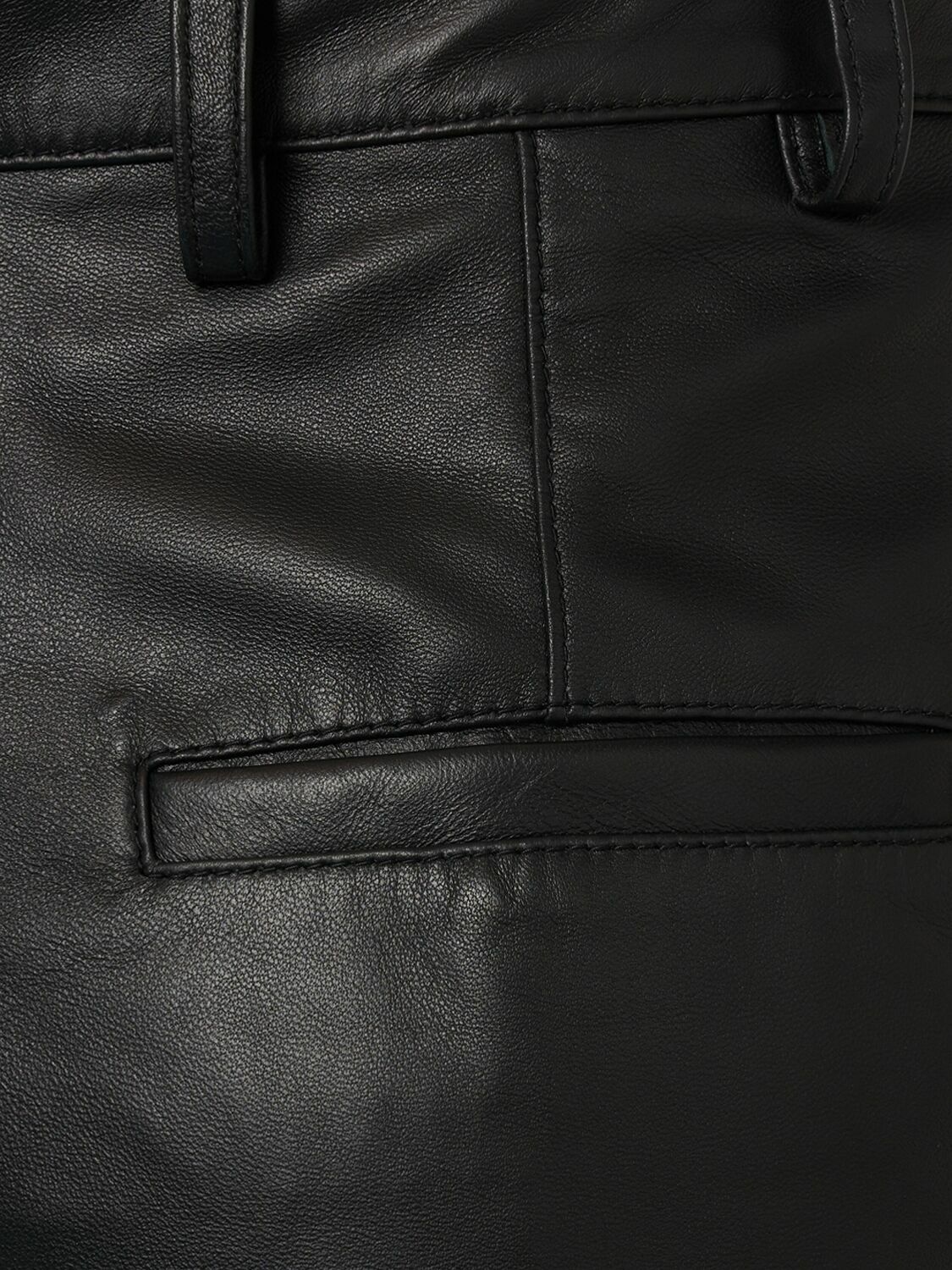 GIUSEPPE DI MORABITO Leather Flared Pants Giuseppe di Morabito
