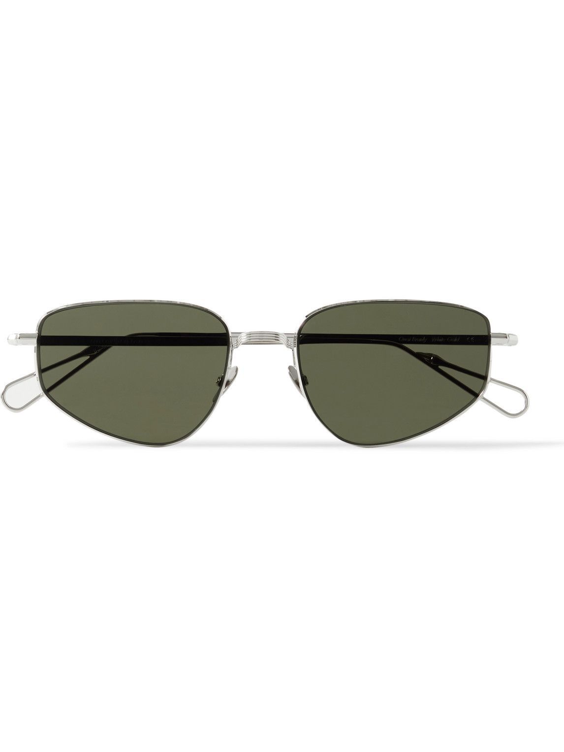 AHLEM - Quai Branly Square-Frame White Gold-Plated Sunglasses AHLEM