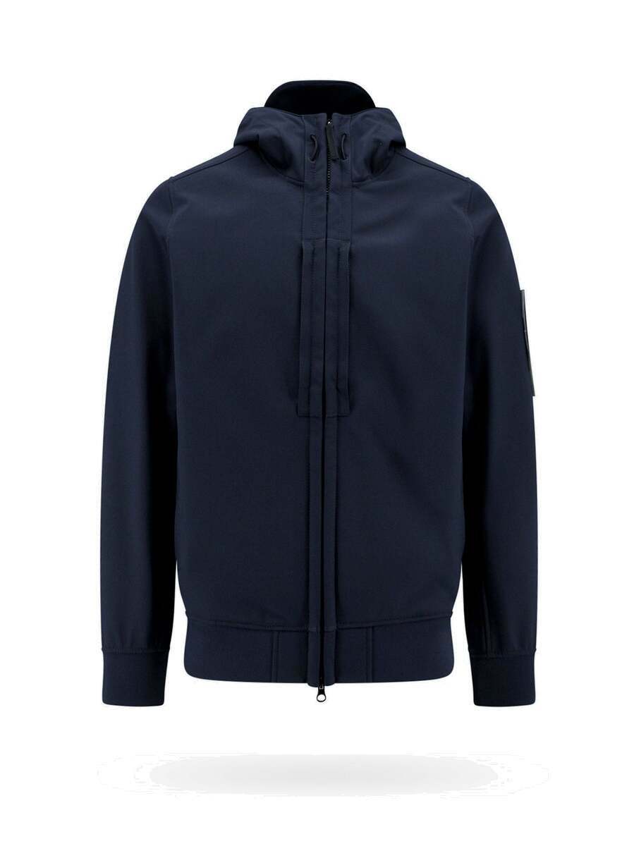 Stone Island Jacket Blue Mens Stone Island