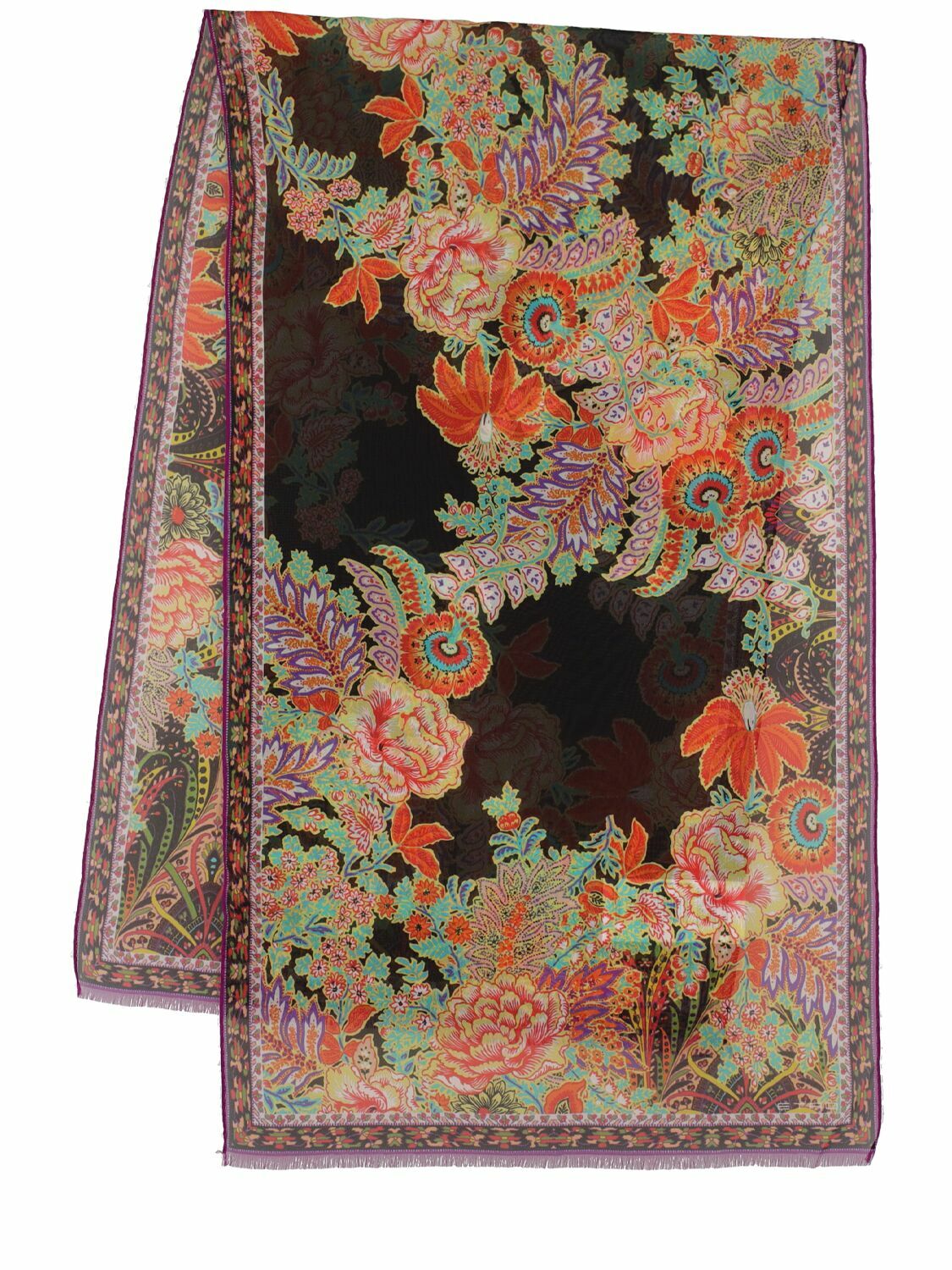 ETRO - Printed Silk Scarf Etro