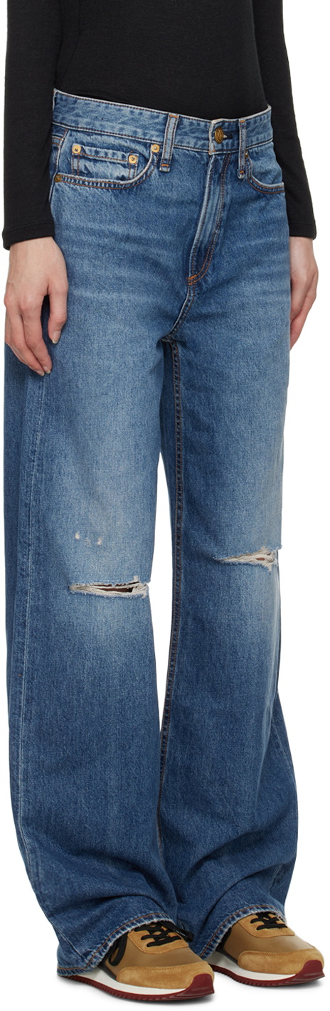 rag & bone Blue Logan Jeans Rag and Bone