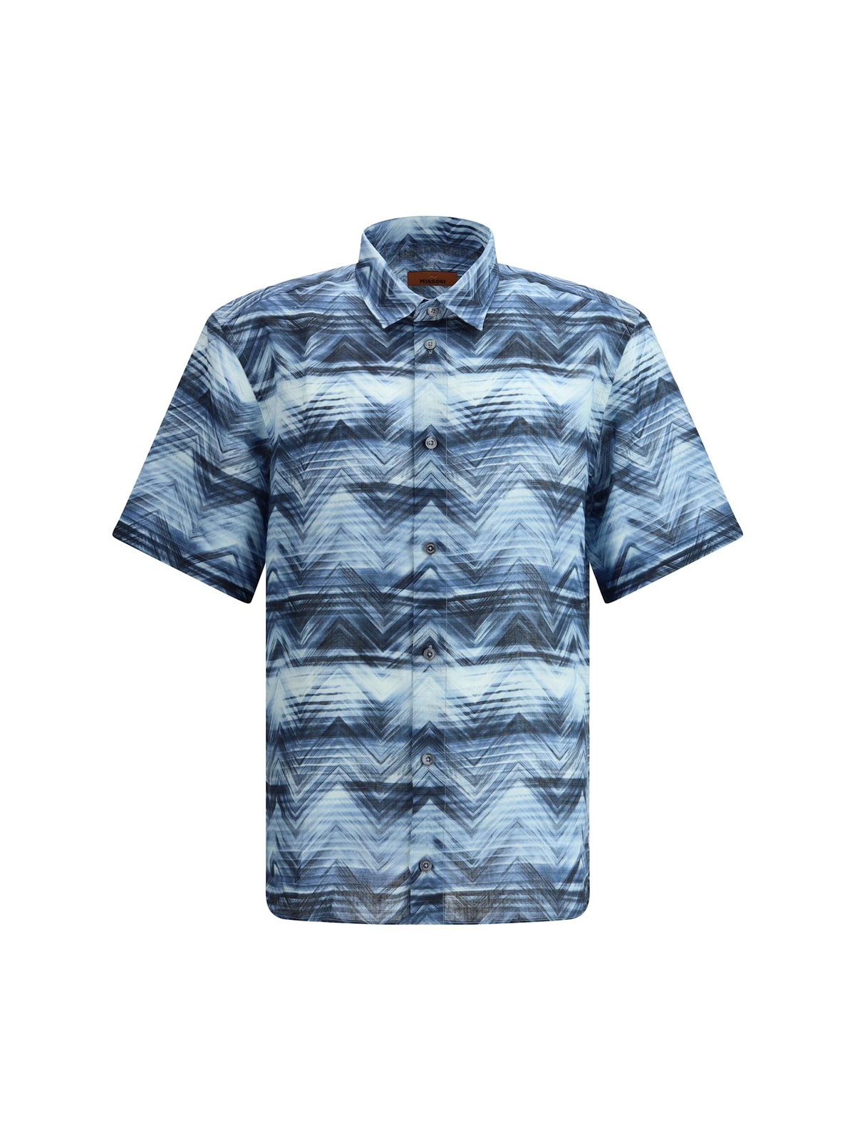 Missoni Short Sleeve Shirt Zigzag Pattern Missoni