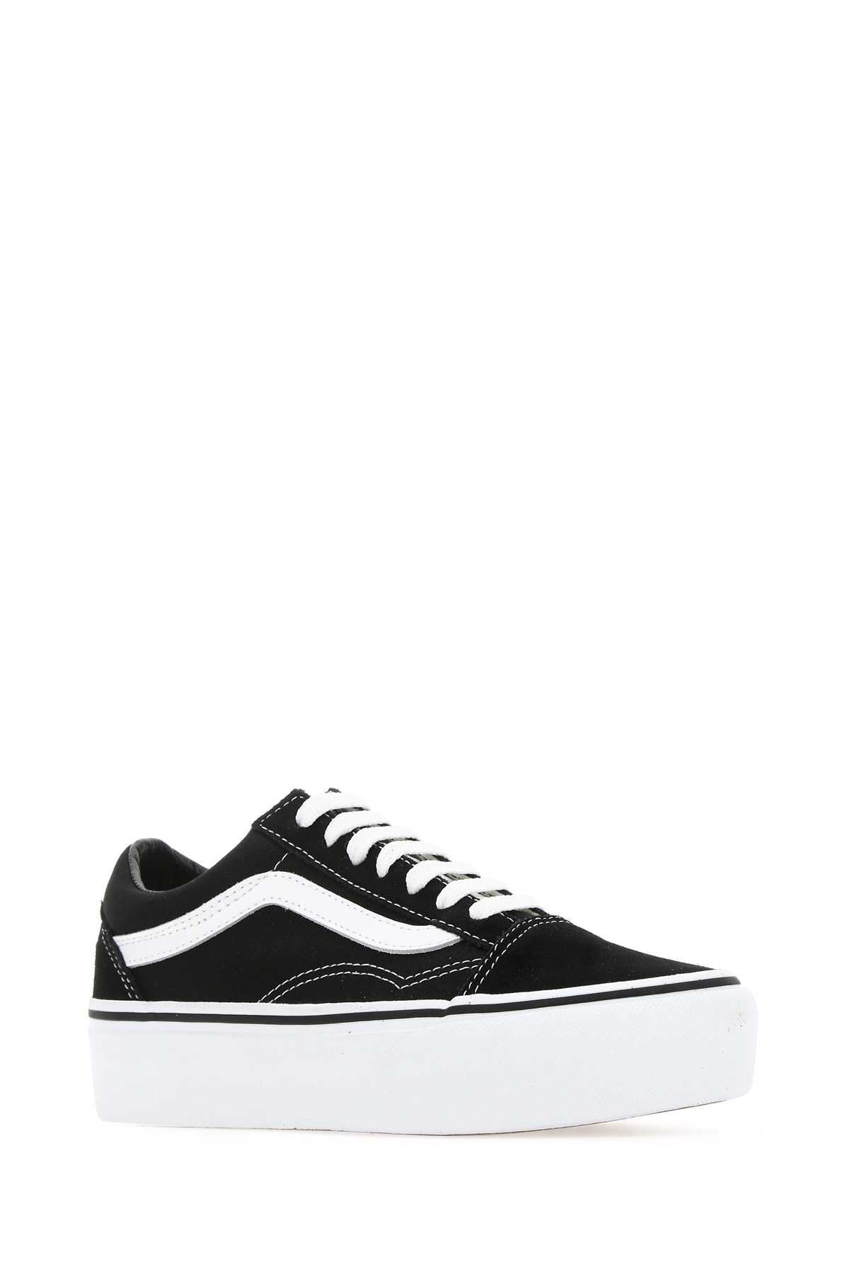 Vans Black Fabric Old Skool Platform Sneakers Vans