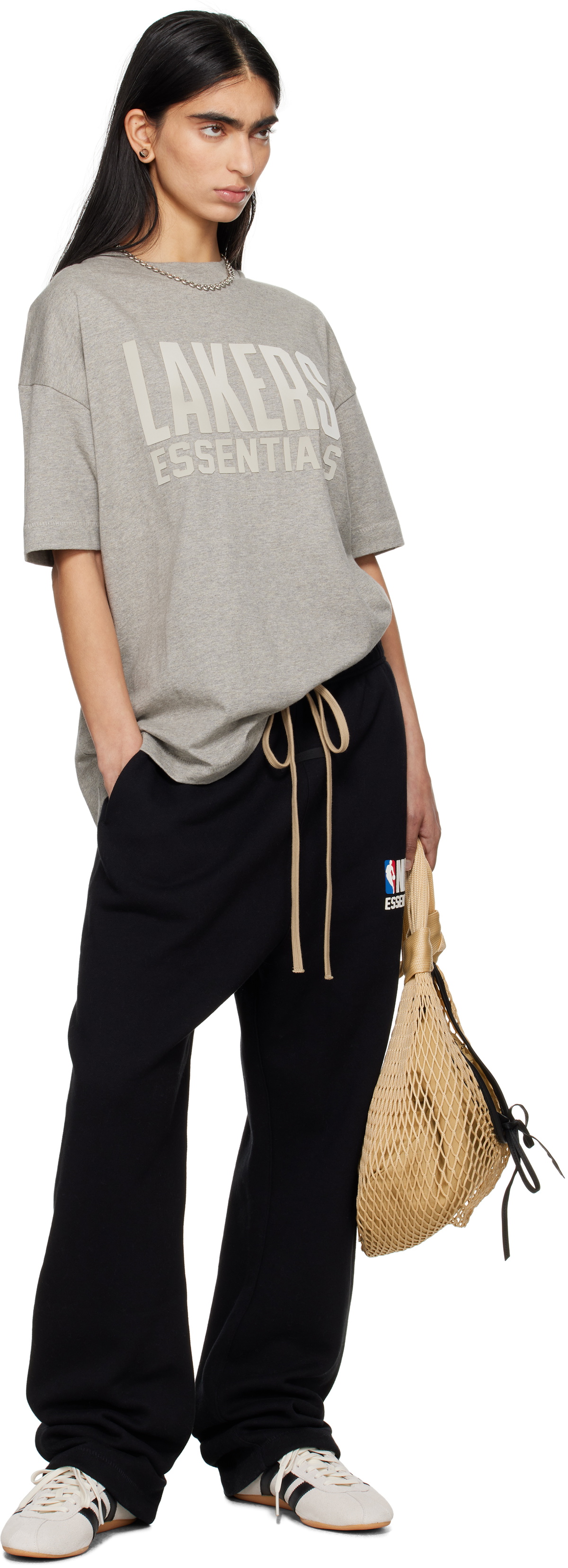Fear of God ESSENTIALS Black NBA Relaxed Lounge Pants Fear Of God ...