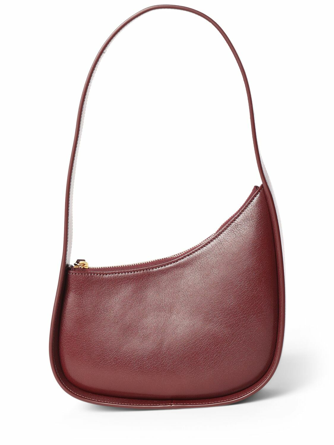 THE ROW Half Moon Shiny Leather Shoulder Bag The Row