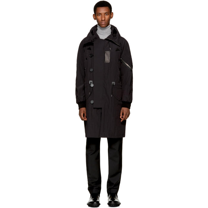 Burberry Black Shillington Parka Burberry