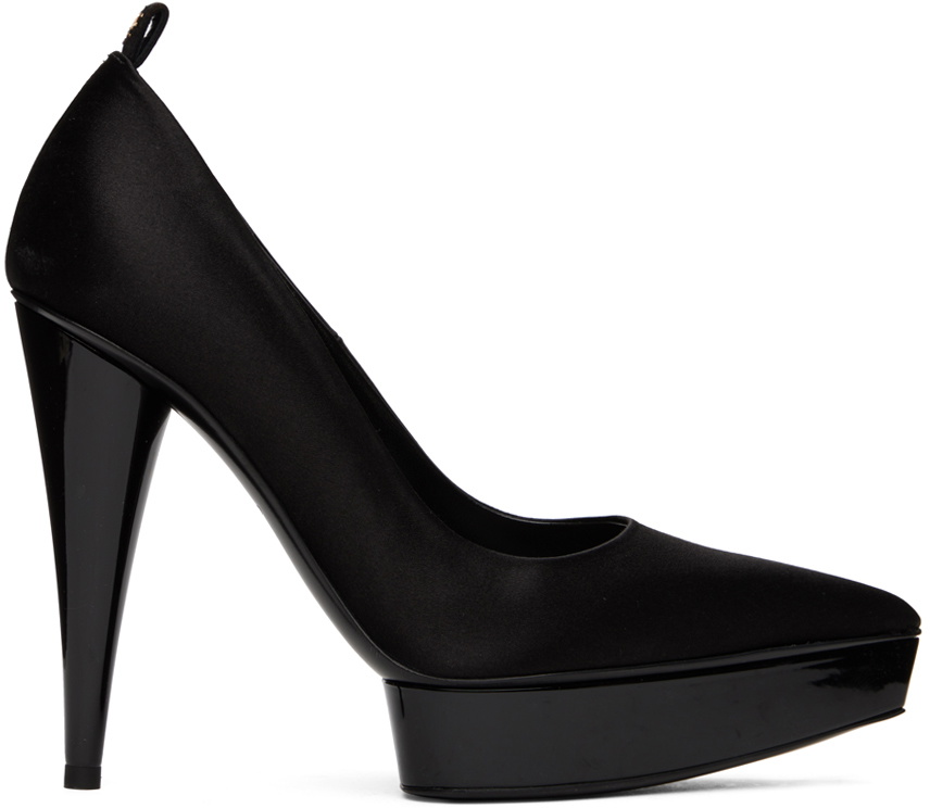 TOM FORD Black Satin Heels TOM FORD