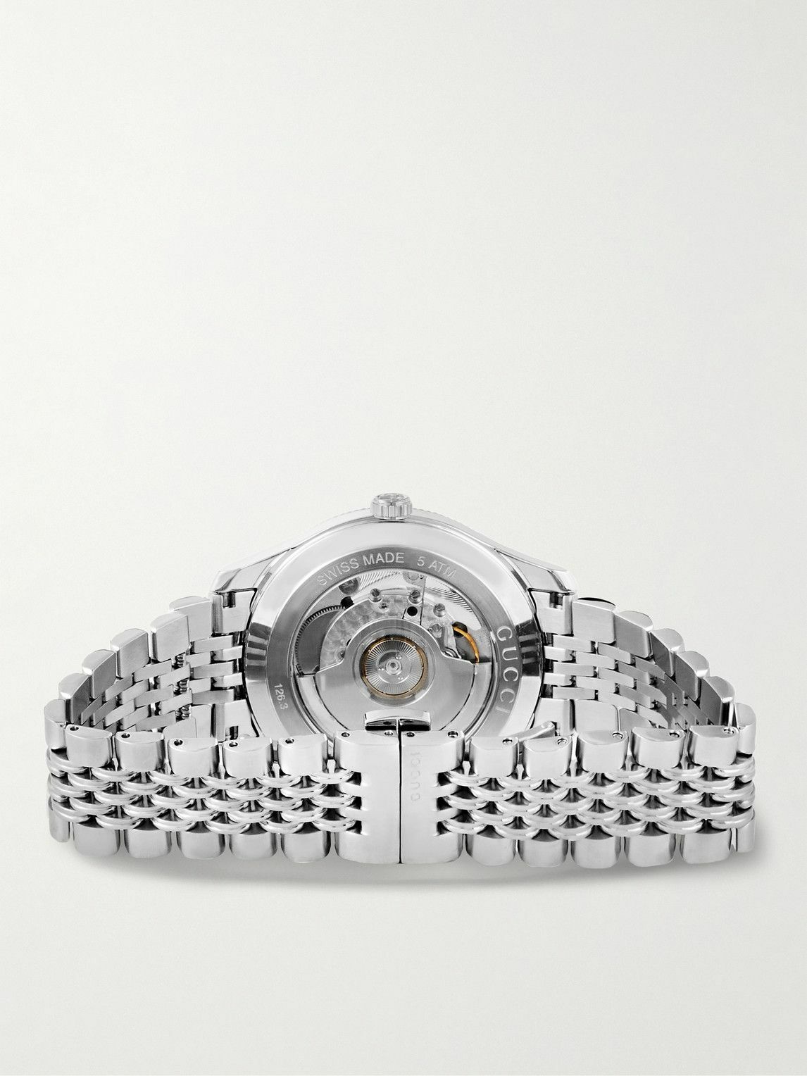 GUCCI - G-Timeless Automatic 40mm Stainless Steel Watch Gucci