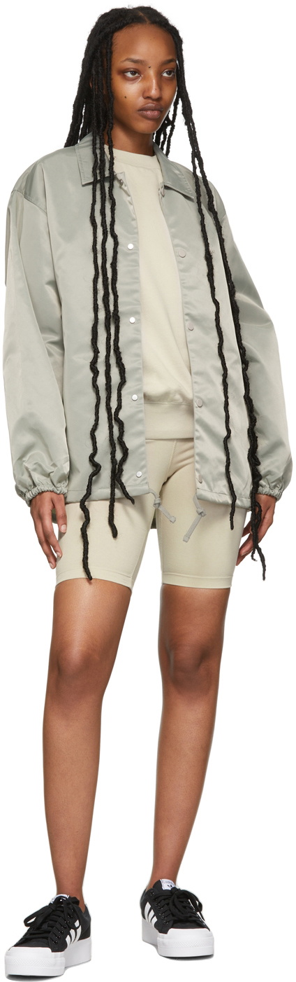 Essentials Beige Short Sleeve Sweatshirt Essentials