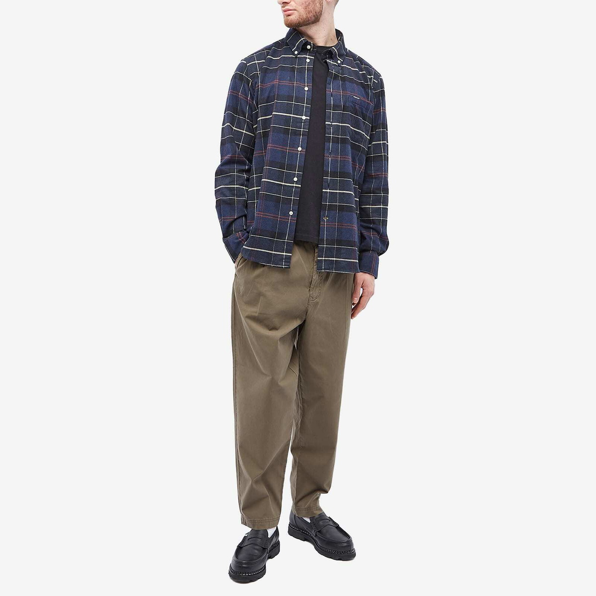 Barbour Men's Highgate Twill Trouser in Olive Barbour