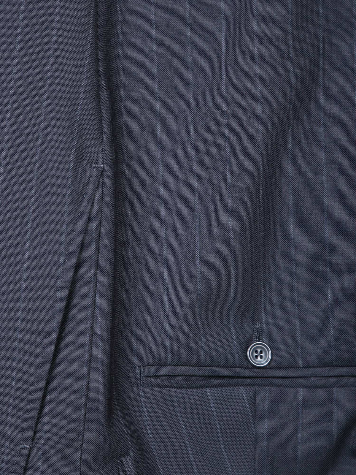 Tagliatore Striped Blue Tailored Suit Tagliatore