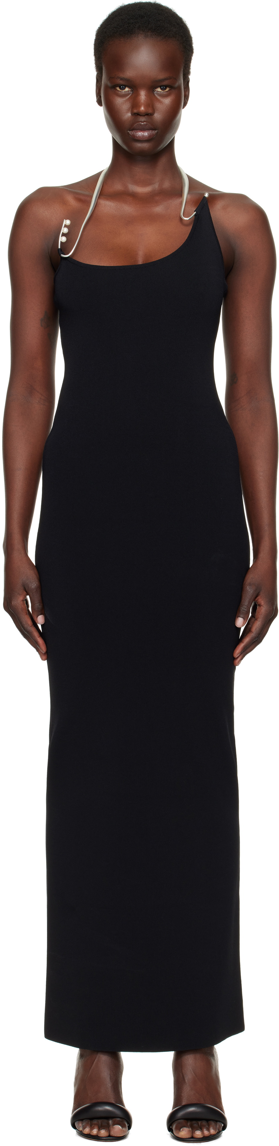 Christopher Esber Black Levitate Knit Maxi Dress Christopher Esber