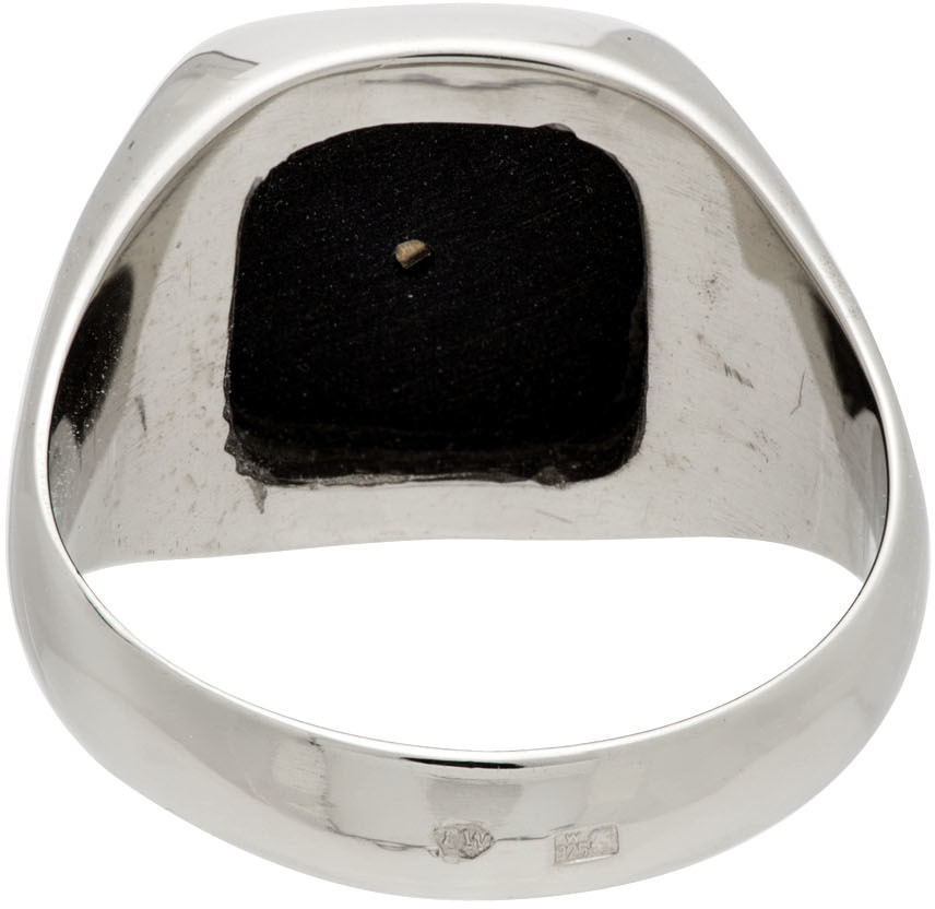 MISBHV Silver Monogram Ring MISBHV