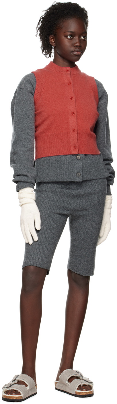 extreme cashmere Gray n°170 Cardigan extreme cashmere