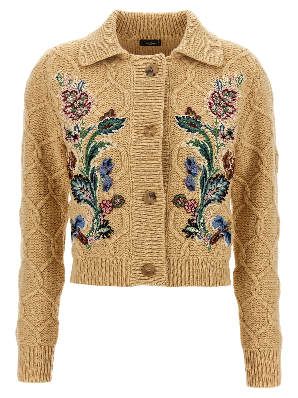Etro Floral Embroidery Cardigan Etro