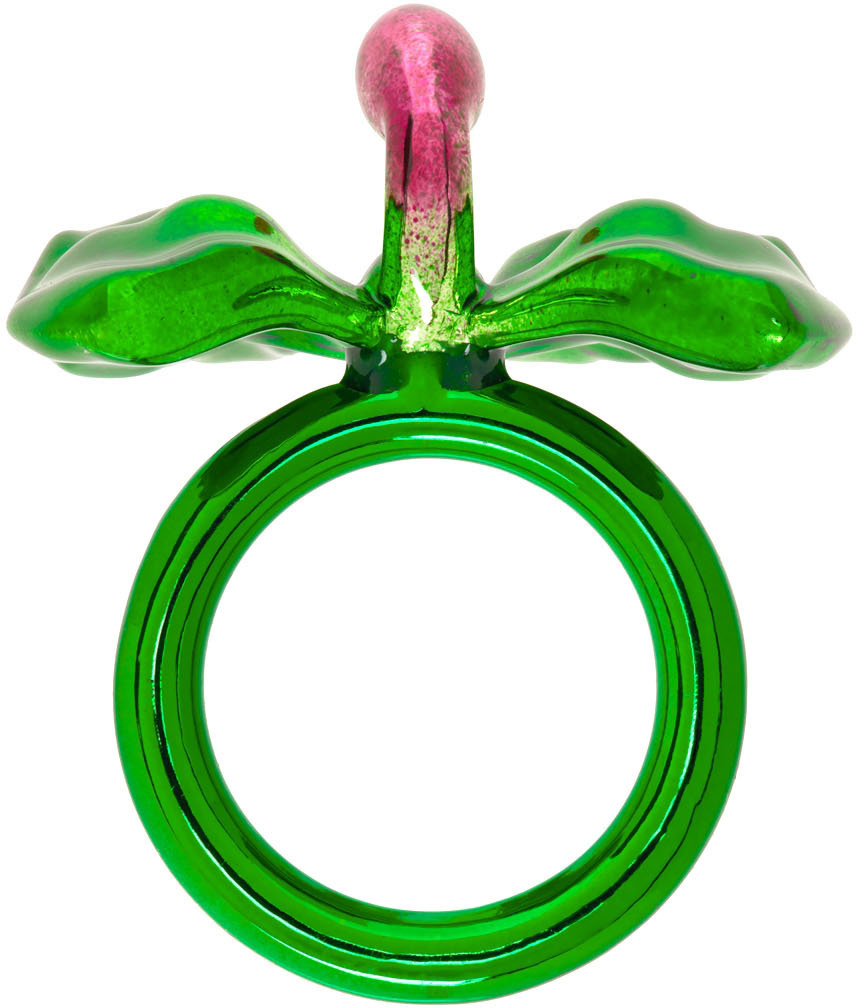 HUGO KREIT Green Bow Ring Hugo Kreit