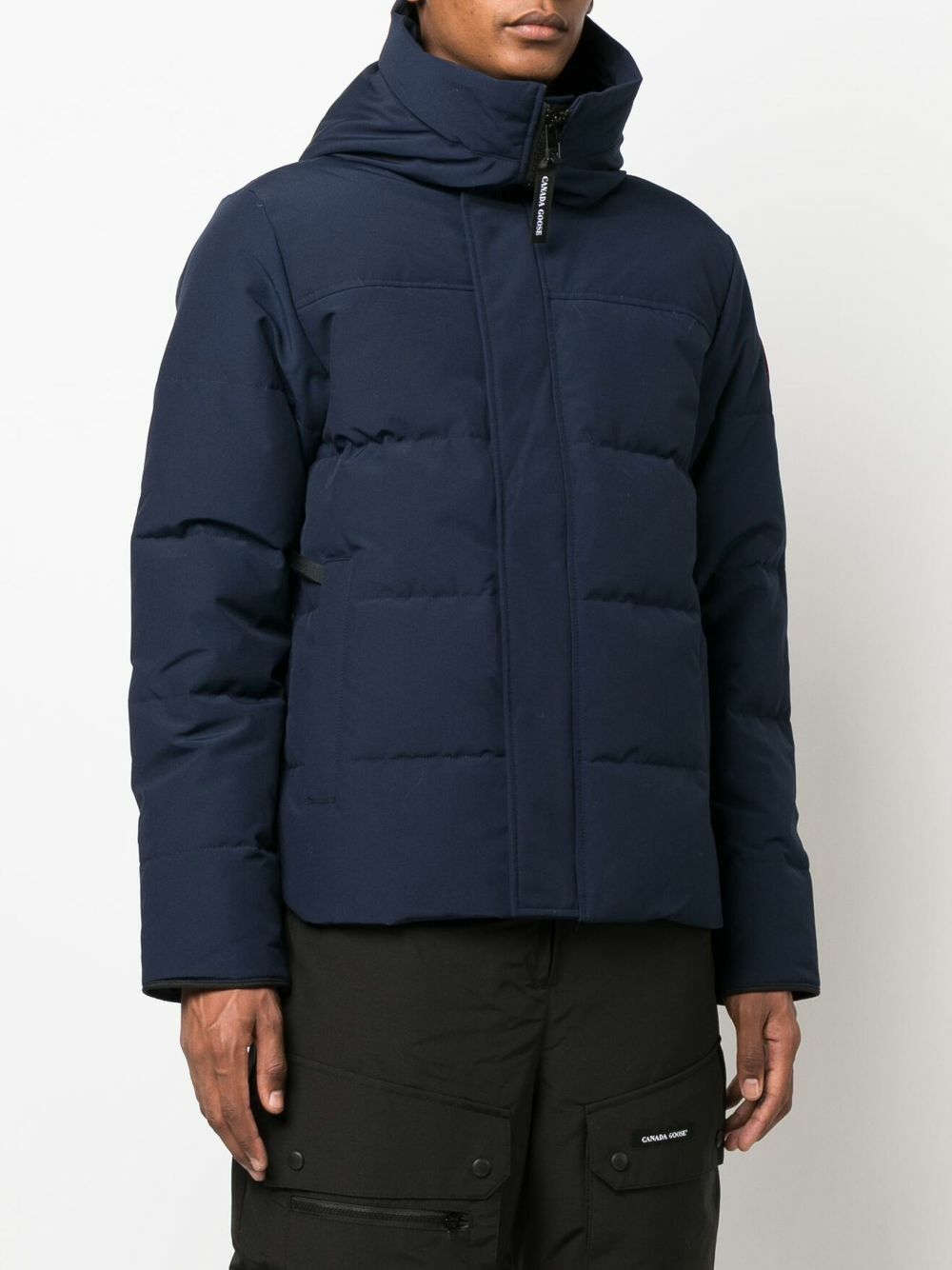 Canada Goose Blue MacMillan Hooded Quilted Coat Canada Goose