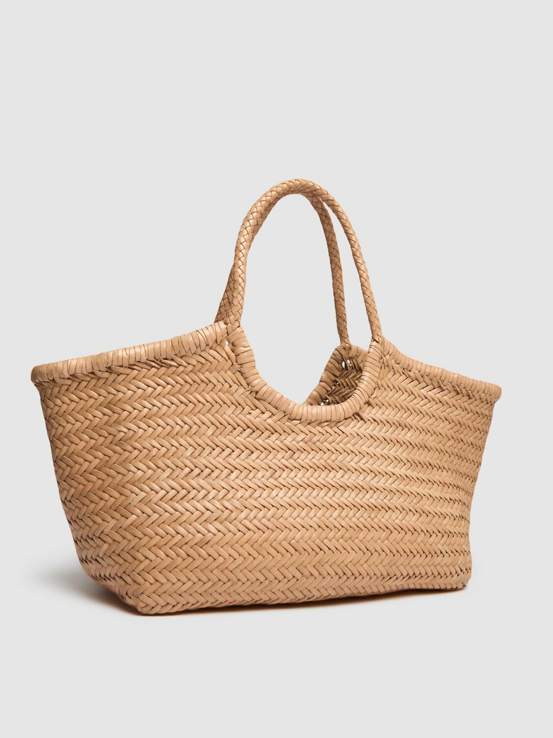 DRAGON DIFFUSION Big Nantucket Woven Leather Basket Bag Dragon Diffusion