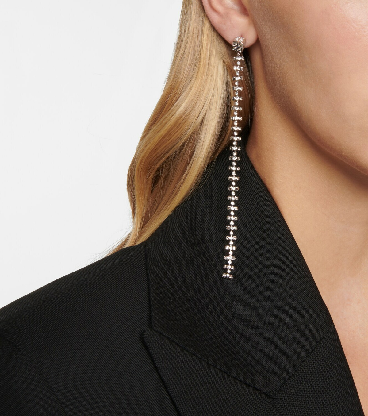 Givenchy - Crystal-embellished drop earrings Givenchy