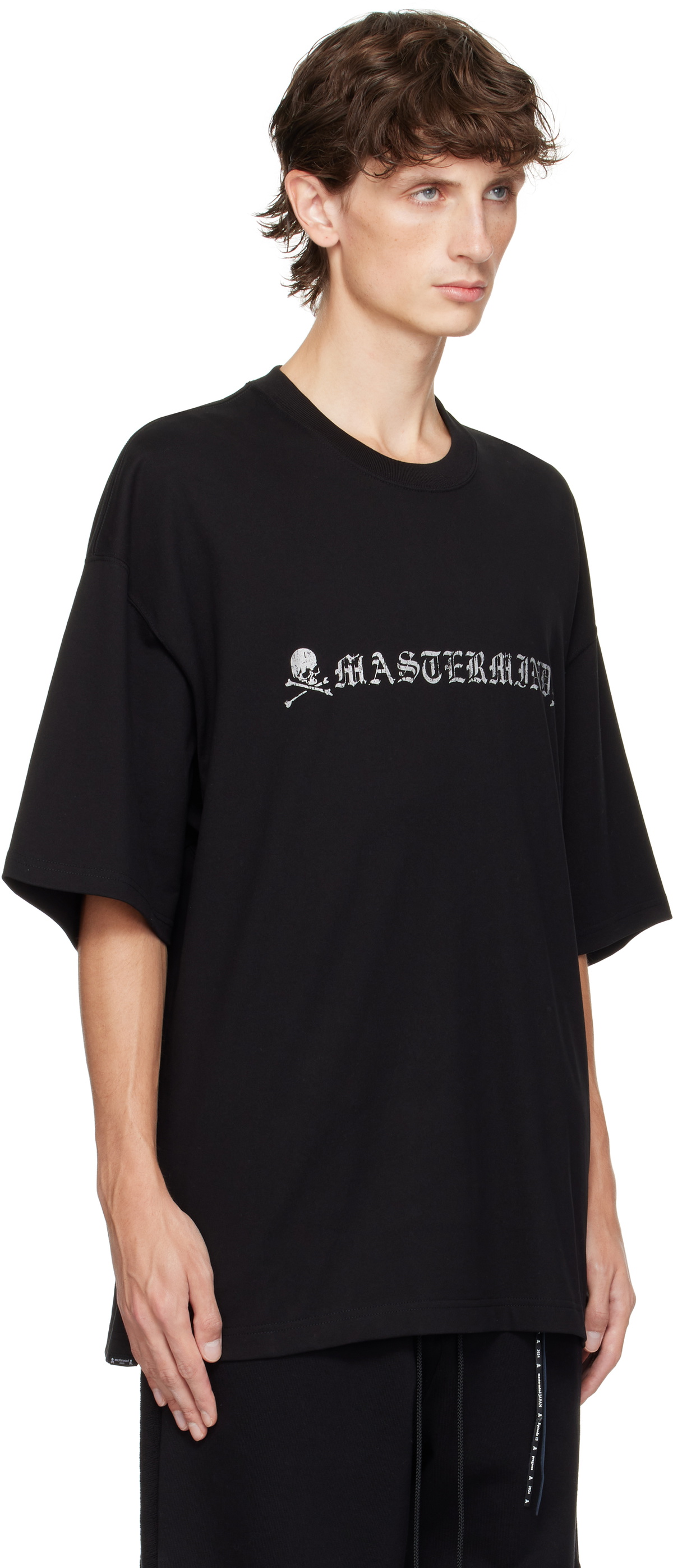 mastermind JAPAN Black Boxy Fit Logo T-shirt mastermind JAPAN