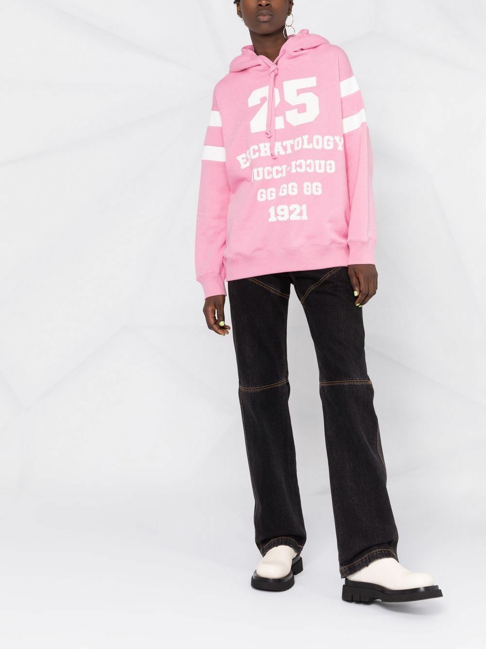 GUCCI - Logo Cotton Hoodie Gucci