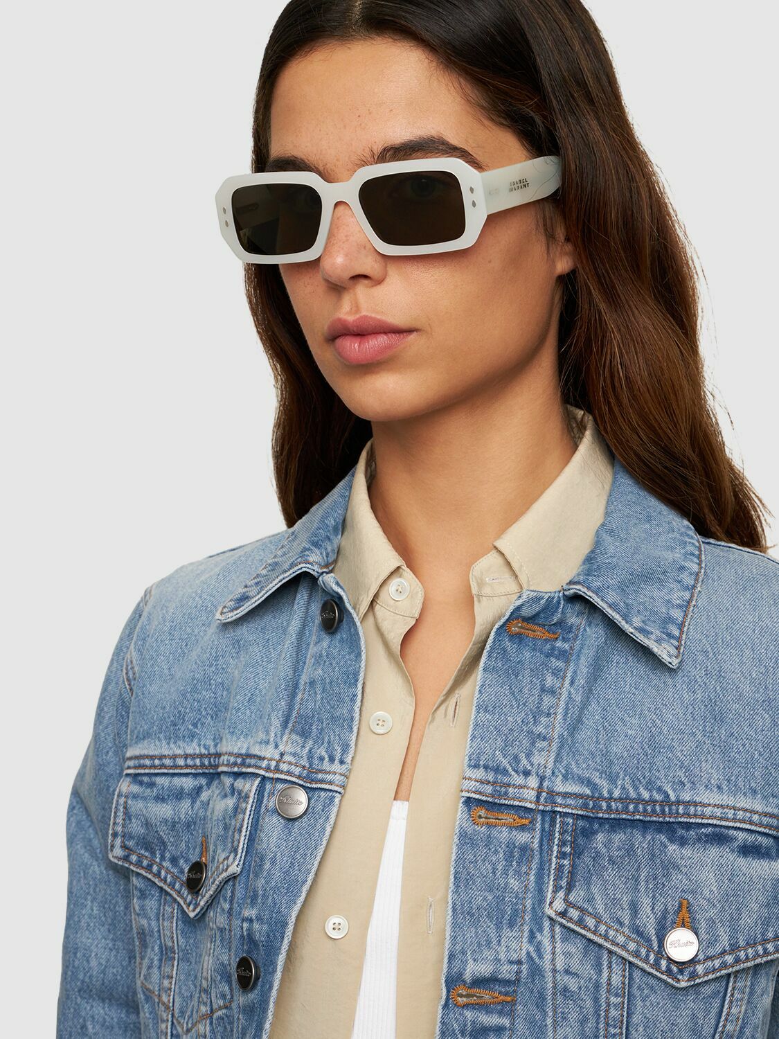 ISABEL MARANT - The New Maxi Temple Acetate Sunglasses Isabel Marant