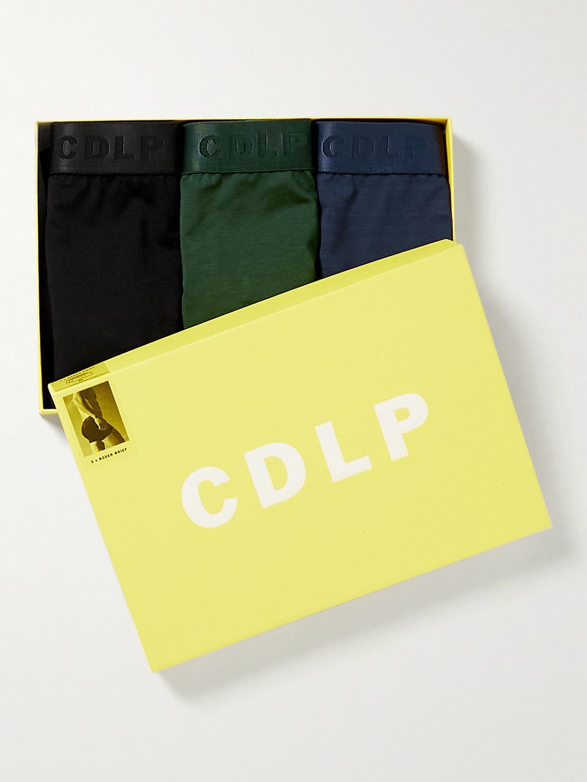 CDLP - Three-Pack Stretch-Lyocell Boxer Briefs - Multi CDLP
