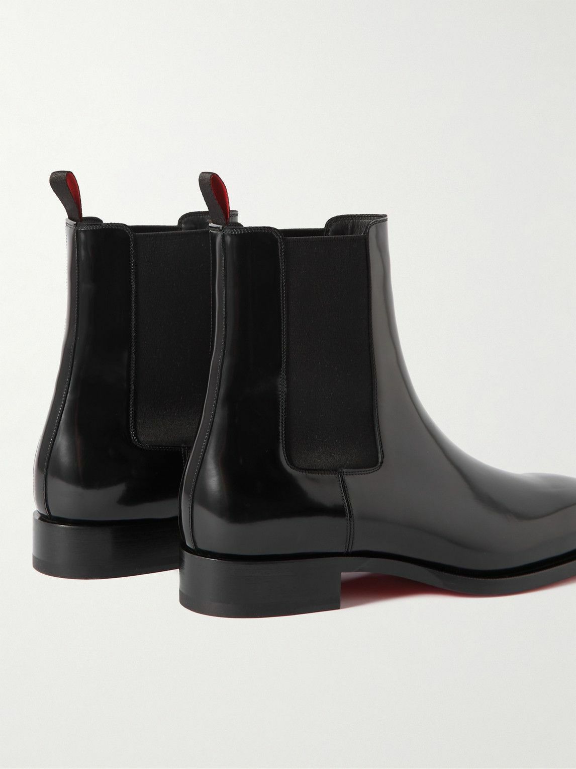 Christian Louboutin - Amiralo Leather Chelsea Boots - Black Christian ...