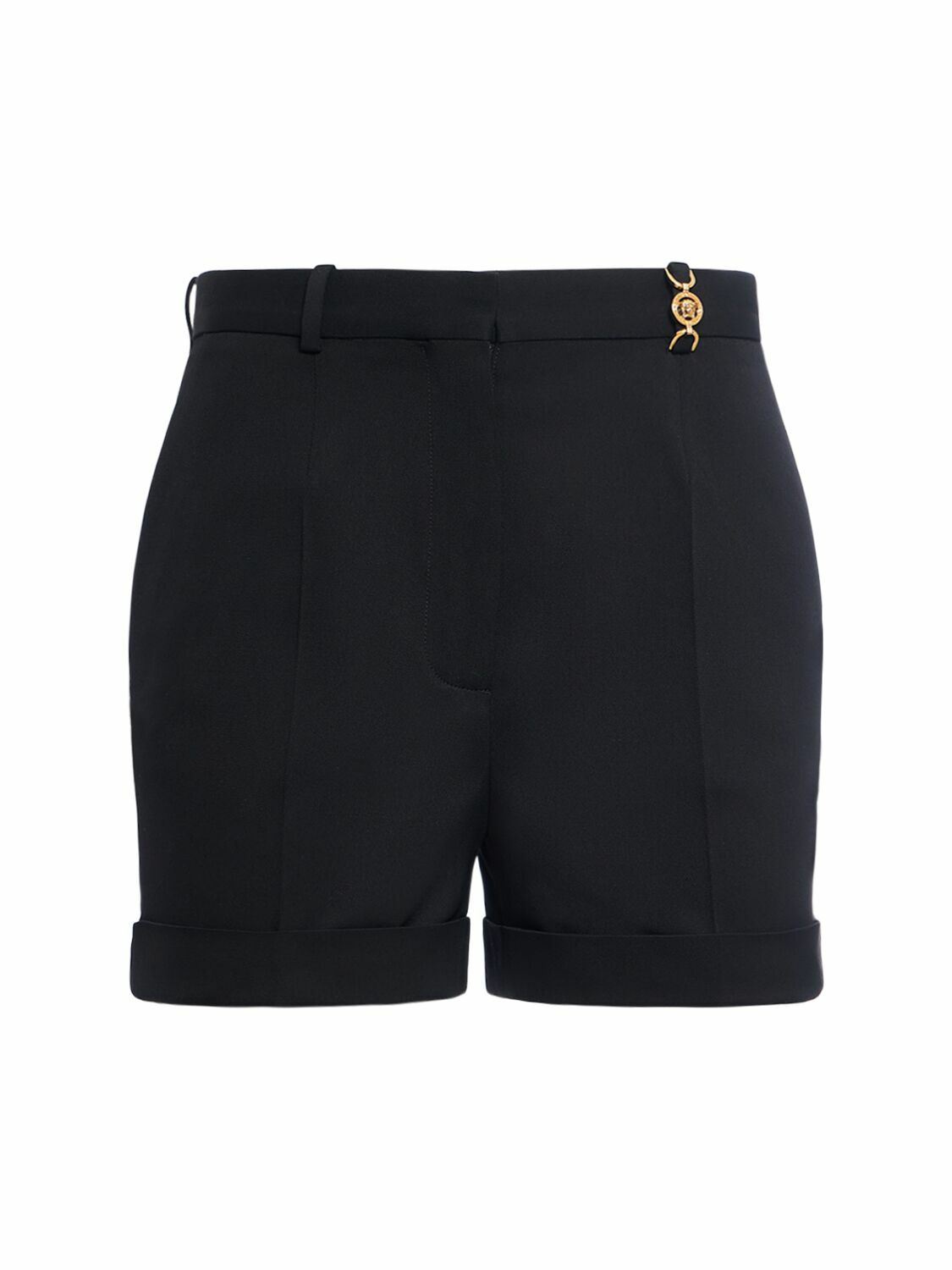 VERSACE - Stretch Wool Shorts Versace