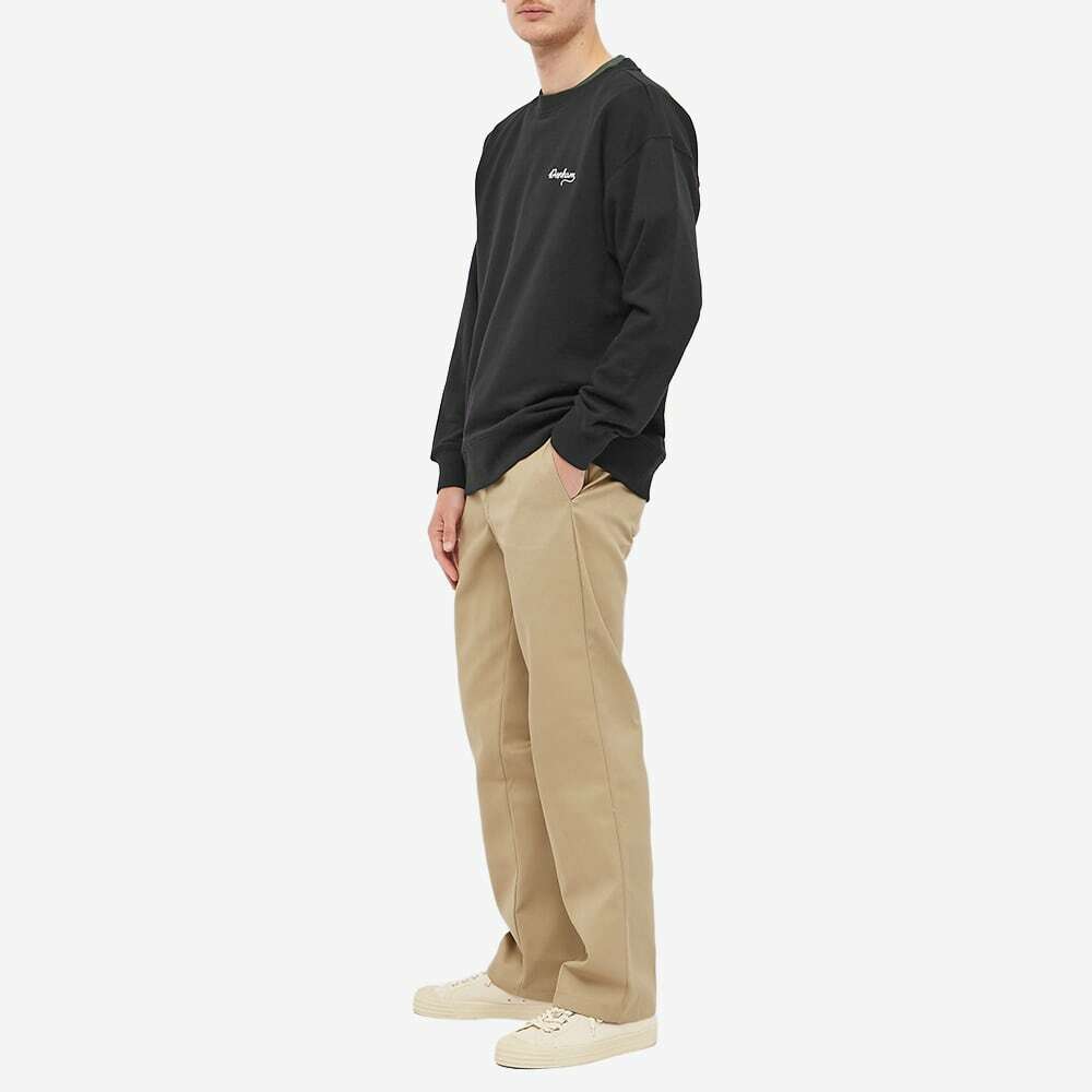 Denham Men's Alma Box Crew Sweat in Black Denham
