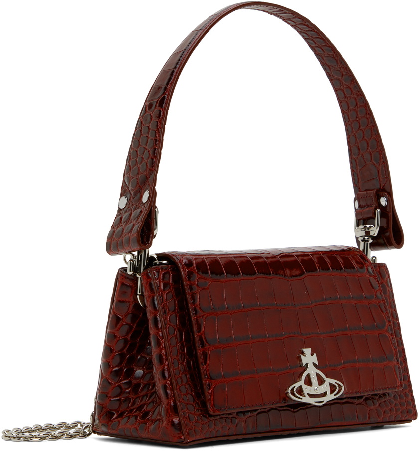 Vivienne Westwood Burgundy Medium Hazel Bag Vivienne Westwood