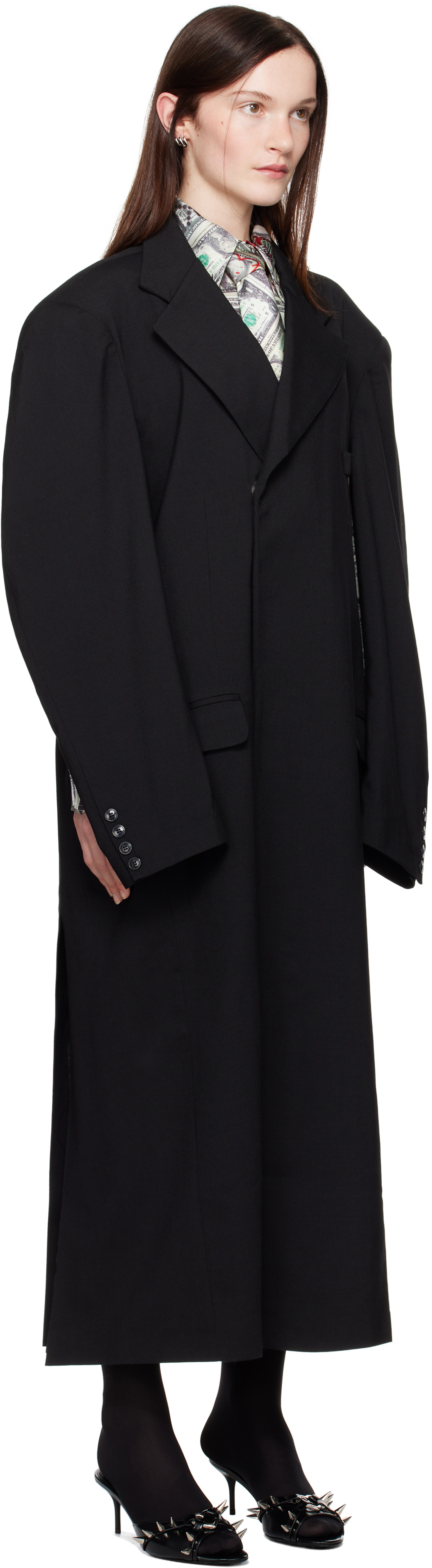 ABRA Black Blazer Coat ABRA