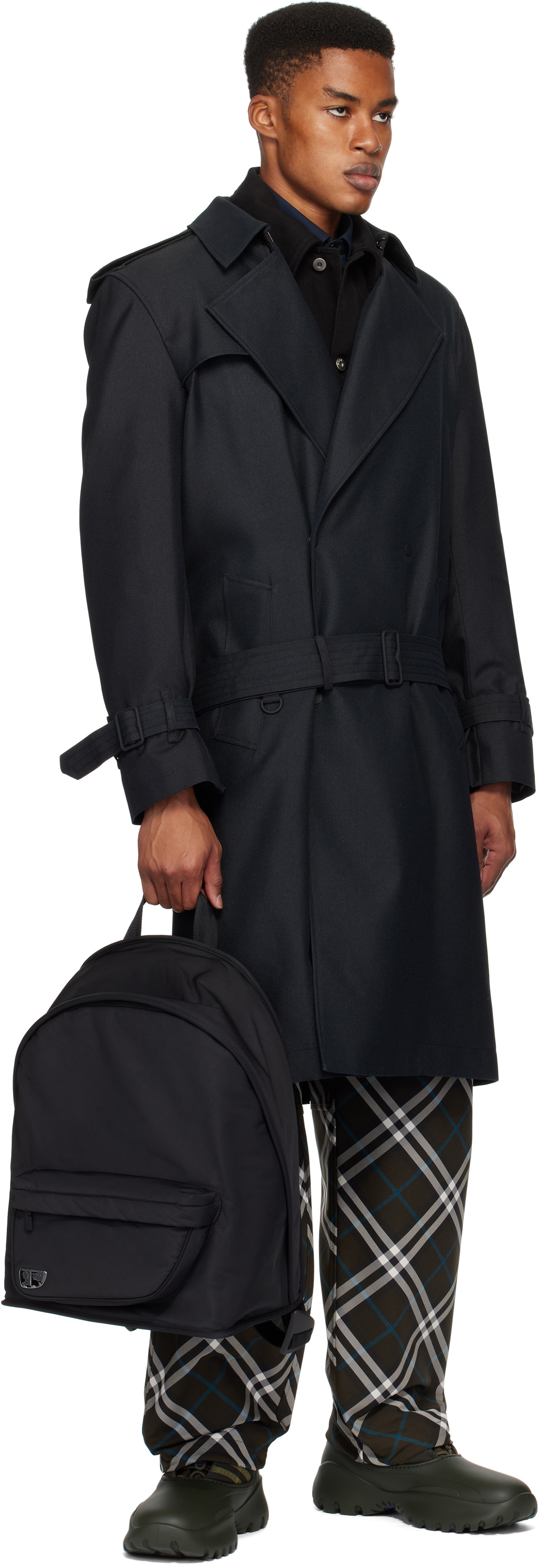 Burberry Black Shield Backpack Burberry